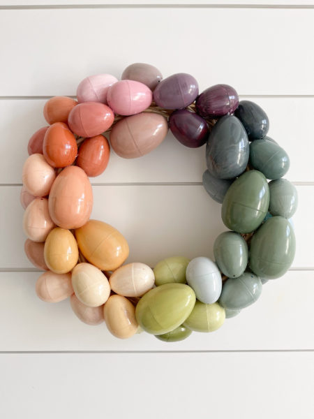A Spring Easter Egg Wreath - Finding Lovely
