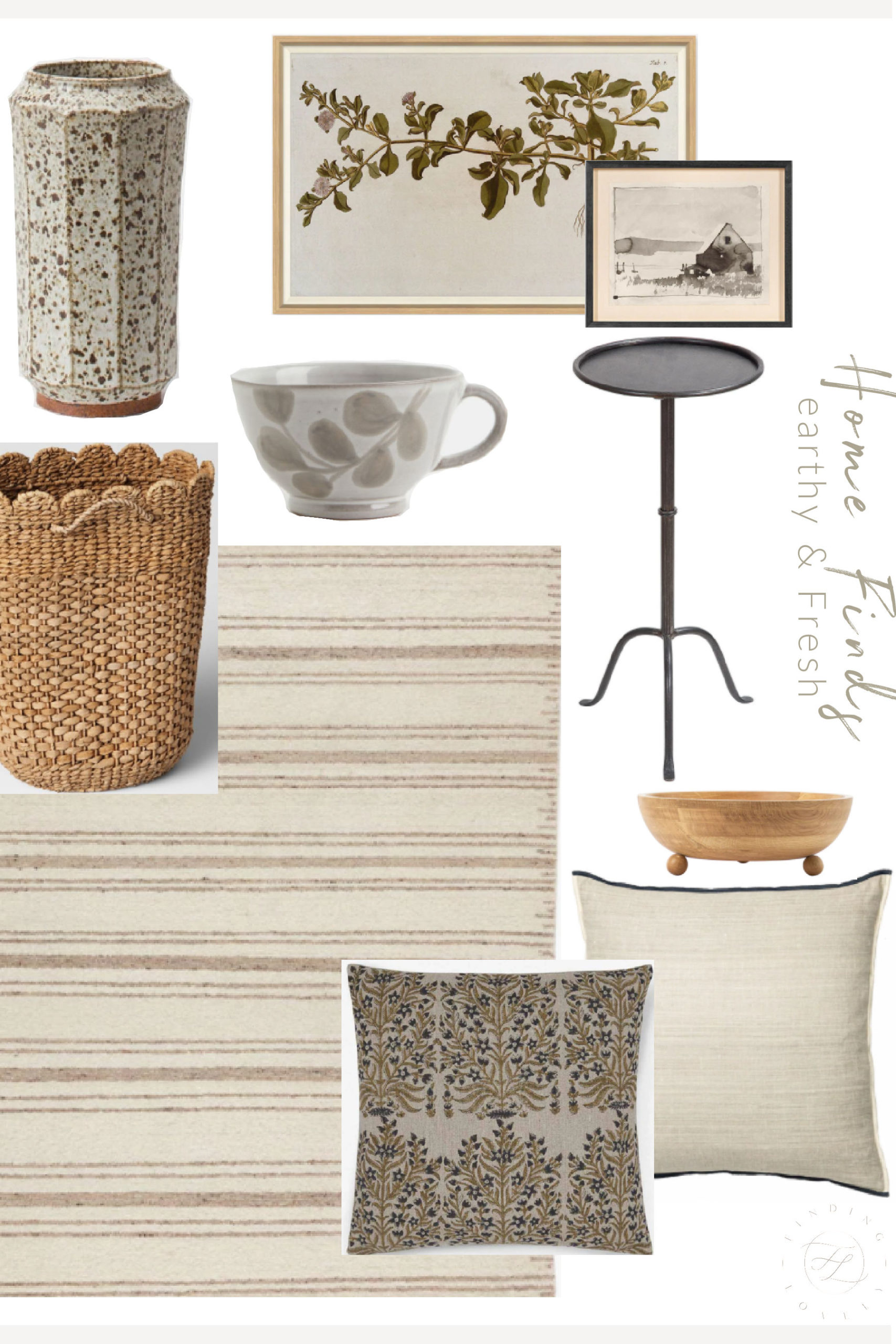 Earthy Home Finds - Finding Lovely