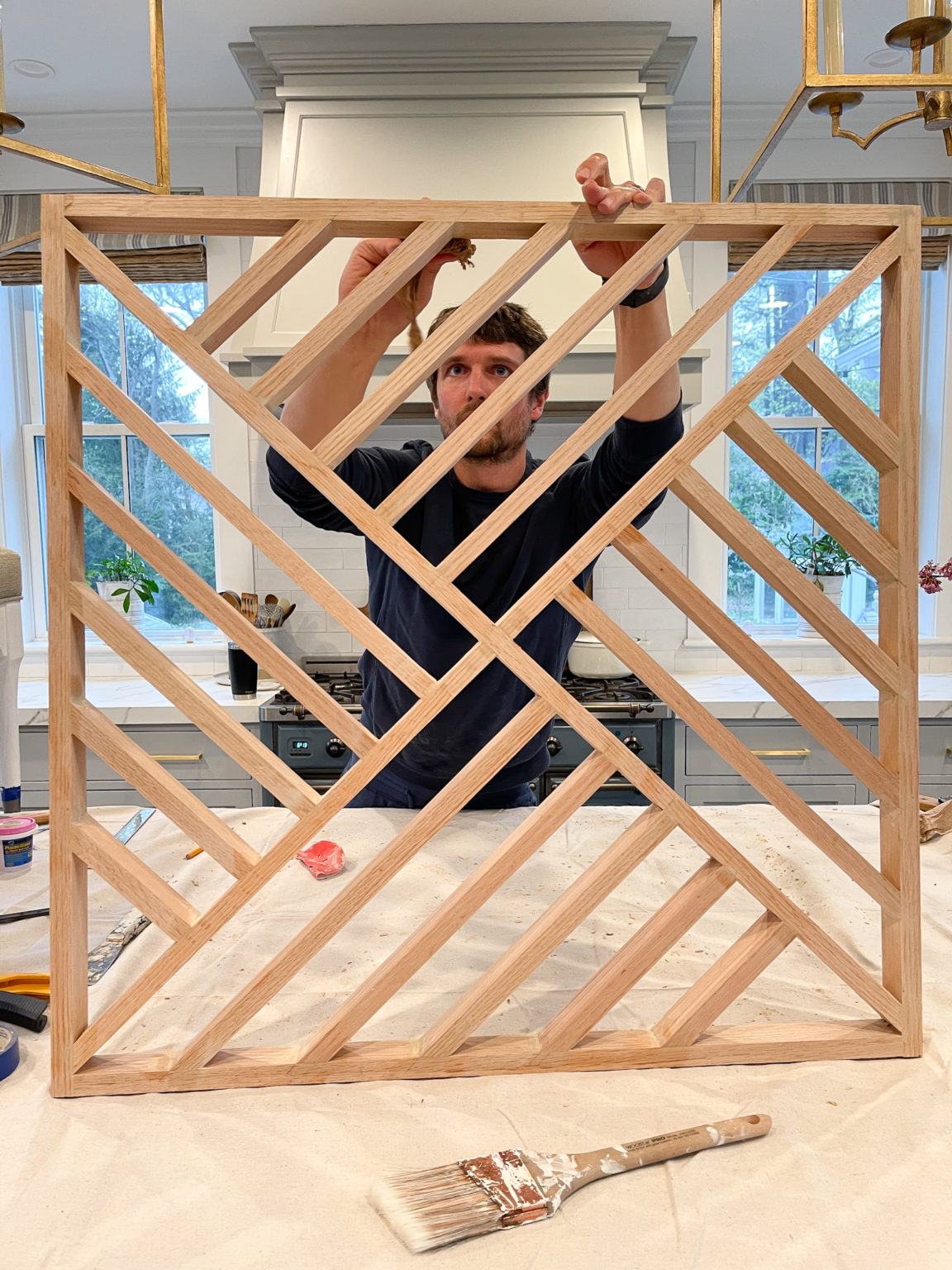 A Pretty DIY Baby Gate - Finding Lovely
