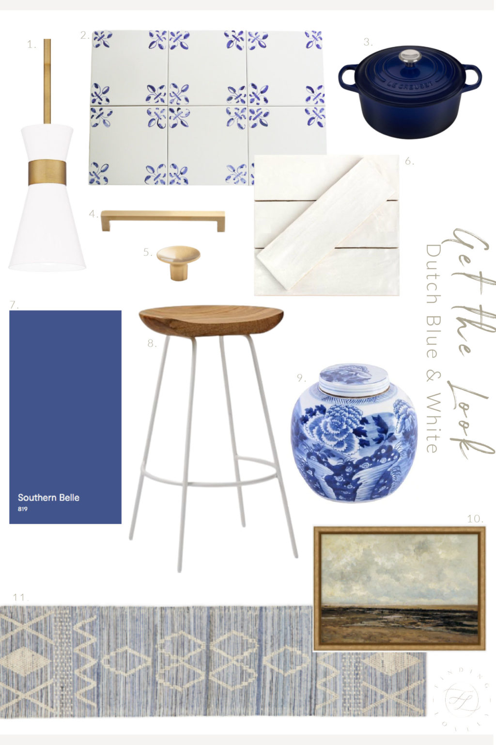 Dutch Blue Kitchen Reveal - Finding Lovely