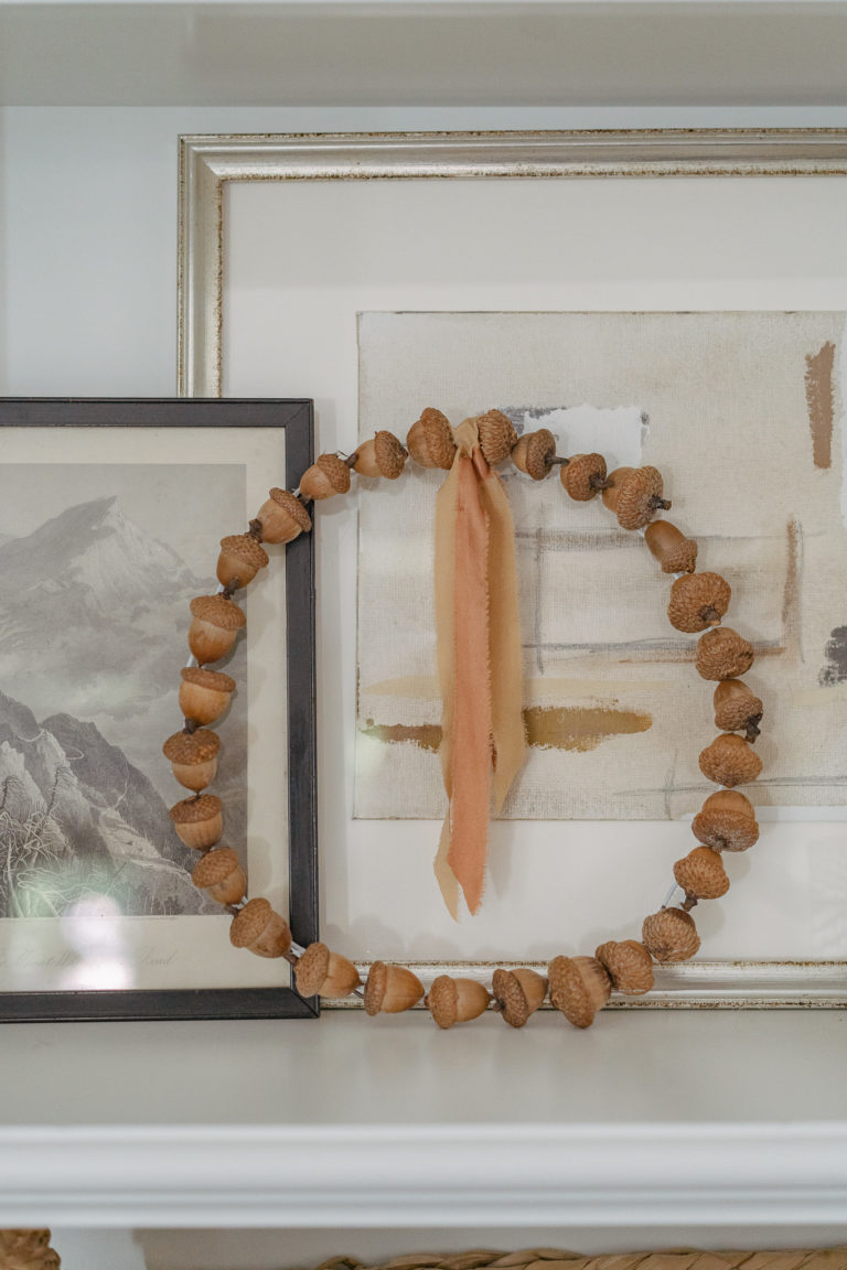 Fall Acorn Wreath - Finding Lovely