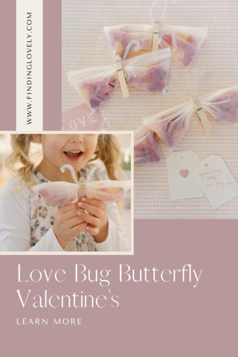 Love Bug Valentine's Butterflies - Finding Lovely