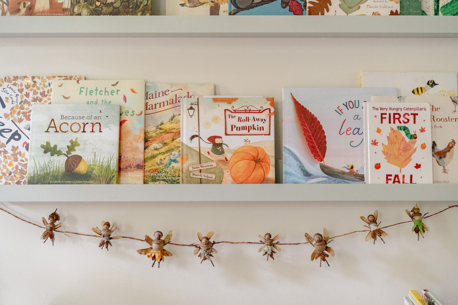 Acorn Fairies Fall Garland - Finding Lovely